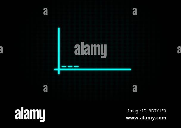 graph vector glowing icon. graph chart line icon. graph icon for web ...