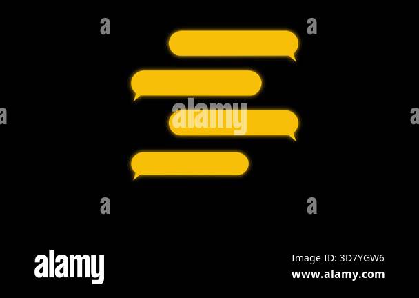 neon letter logo design. vector alphabet icon Stock Video Footage - Alamy
