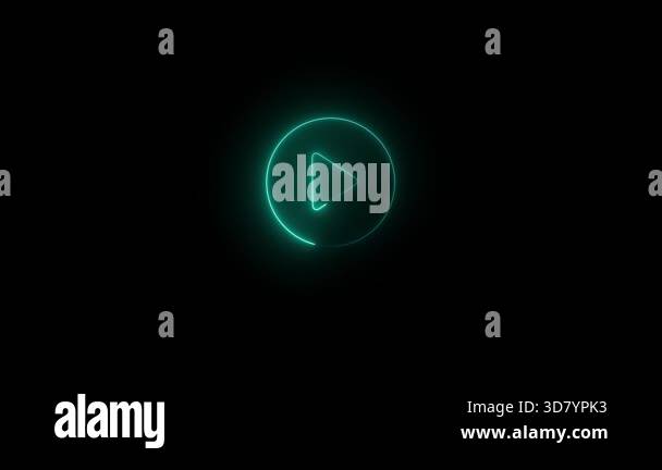 neon light background. 3 d rendering Stock Video Footage - Alamy