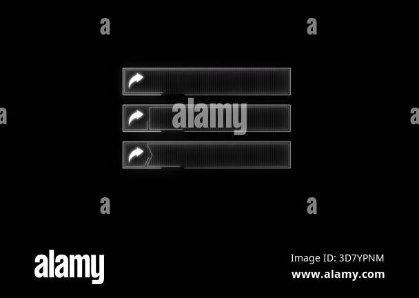 white blank screen on a black background. vector illustration Stock ...