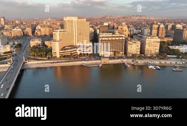 Cairo Egypt - March 9, 2024: Tahrir Square leads this drone tour of ...