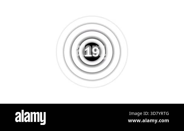 1 9 number icon. vector illustration design Stock Video Footage - Alamy
