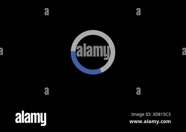 Circular Loading Icon Animation Stock Video Footage - Alamy