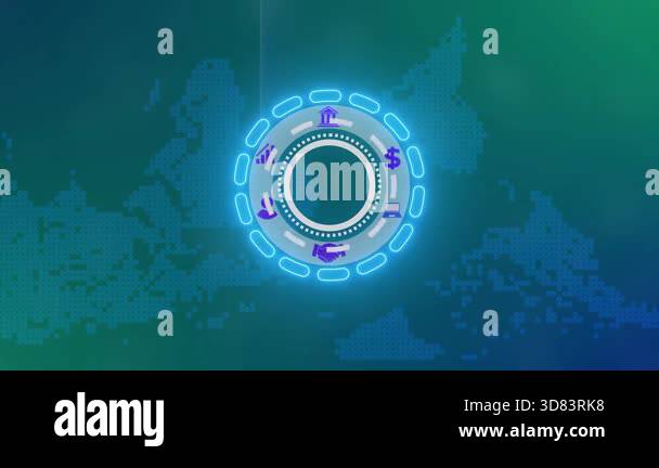 world map with the word " the Stock Video Footage - Alamy