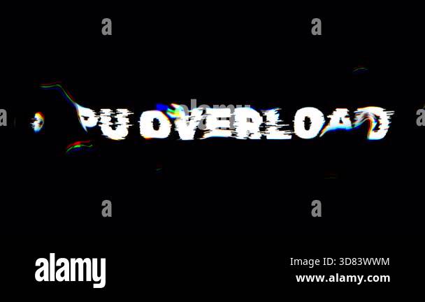 CPU Overload Glitch Effect Animation Stock Video Footage - Alamy