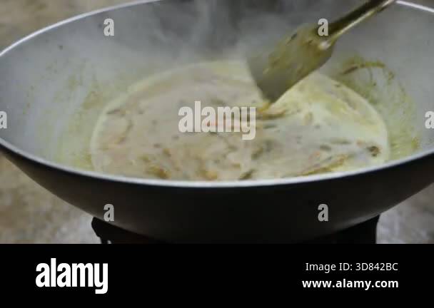 Small Snakehead or Channa orientalis fish curry. Traditional Asian fish ...