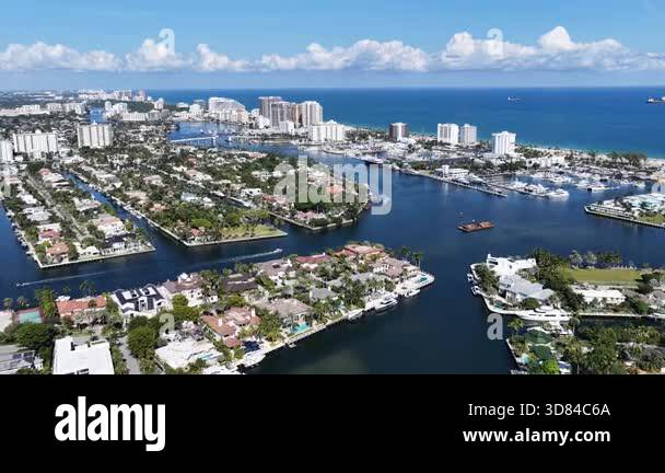Fort Lauderdale Skyline At Fort Lauderdale In Florida United States ...