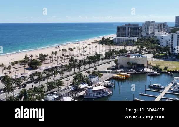 Fort Lauderdale Skyline At Fort Lauderdale In Florida United States ...