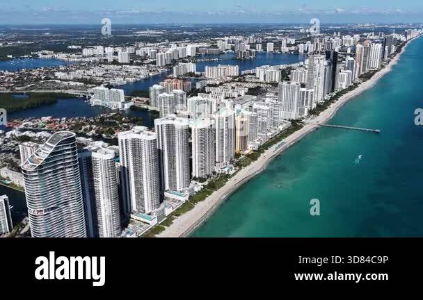 Sunny Isles Skyline At Sunny Isles Beach In Florida United States ...