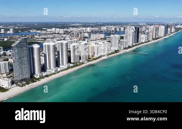 Sunny Isles Skyline At Sunny Isles Beach In Florida United States ...