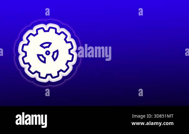 smooth gear rotation animation with looping mechanical motion ...