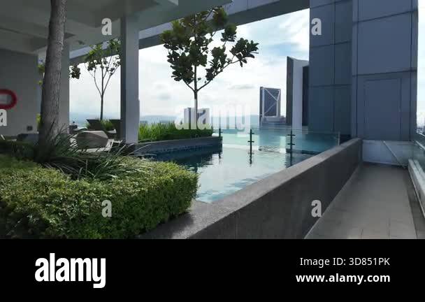 time lapse shot of a large, dense metropolitan city dominated by a mix ...