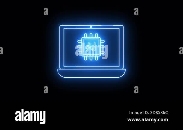 Laptop ai chip on screen Stock Videos & Footage - HD and 4K Video Clips ...