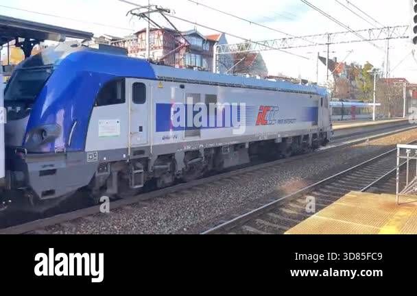 Polish PKP passenger trains entering and exiting Gdansk Glowny main ...