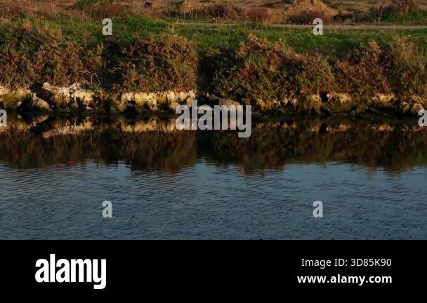Beautiful slow motion video of the Gediz Delta coastline where ocean ...