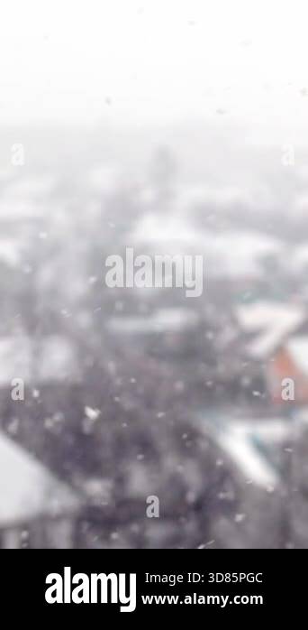 Vertical Abstract Snow Falling Background for Winter and Christmas. A ...