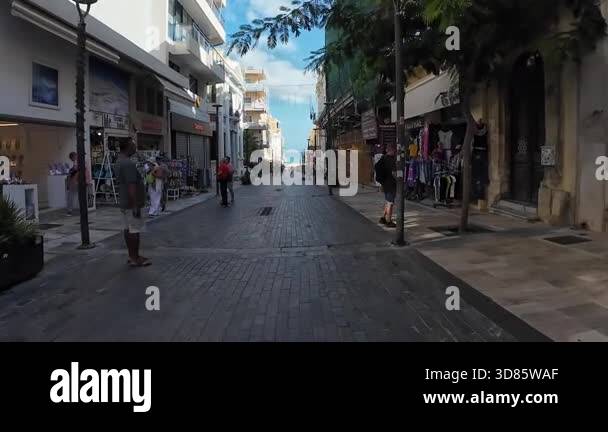 Heraklion (Crete), Greece - September 22, 2025 - walking in the Old ...