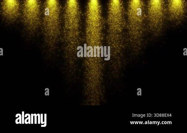 Falling Particles Animation on Transparent Background. Realistic Dust ...