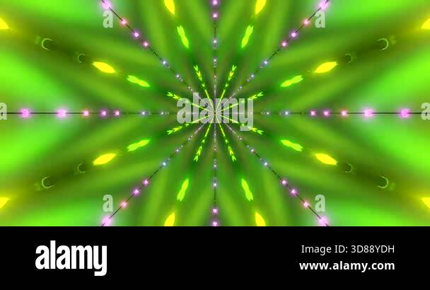 Seamless tunnel video loop designed for screensavers featuring vibrant ...