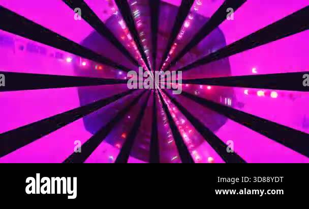Seamless looping visual display with vibrant lights and dynamic ...