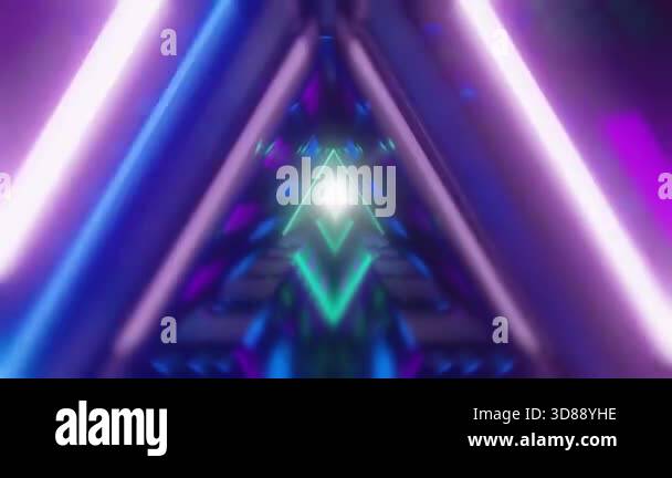 4k Resolution Video: Futuristic Portal Concept. Seamless Loop Animation ...