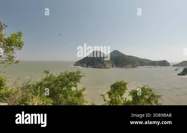 Natural scenery in yushan island Fujian province. High quality 4k ...