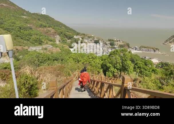 Natural scenery in yushan island Fujian province. High quality 4k ...
