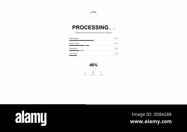 Futuristic System Loading UI Animation | Modern Tech Progress Bar ...