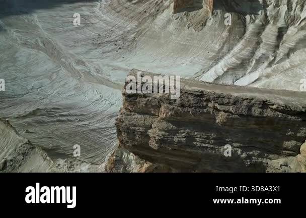 Mangistau. View of the cliffs of the Ustyurt Plateau in Western ...