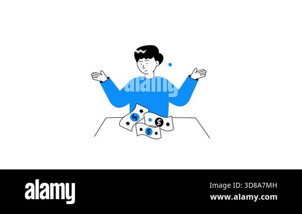 Animal choice, animal budget, premium character animated illustration ...