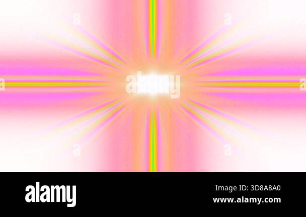 Dazzling, abstract background video featuring a bright, central ...