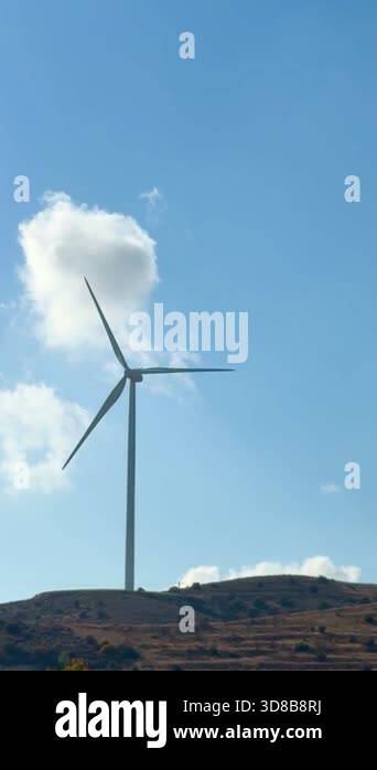 Alternative types of electricity generation, solar panels, wind power ...