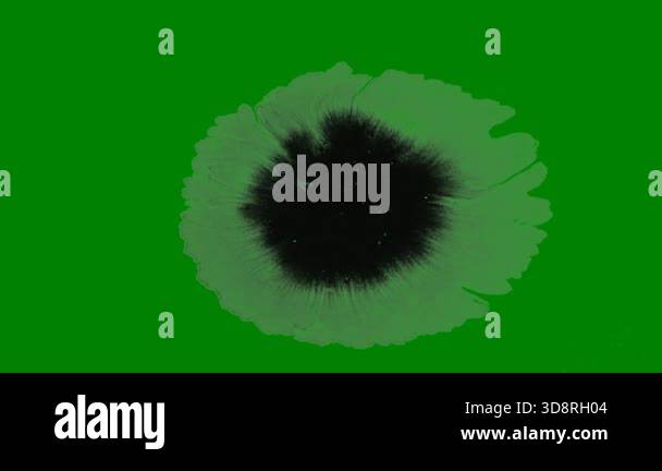 green ink stains texture, abstract background Stock Video Footage - Alamy