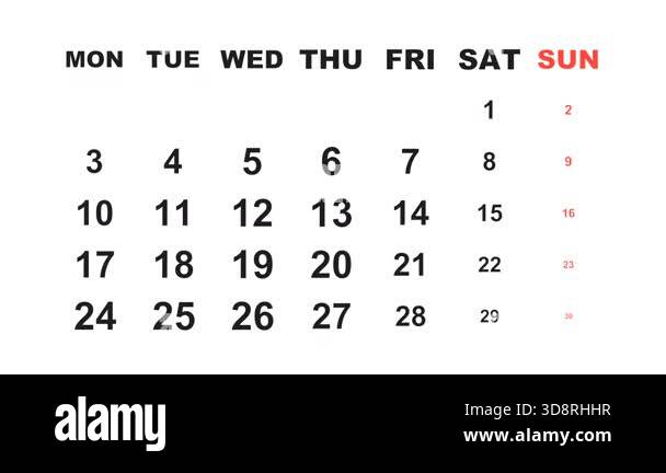 November 20, 2025, Animated 2028 planner showcasing November calendar ...