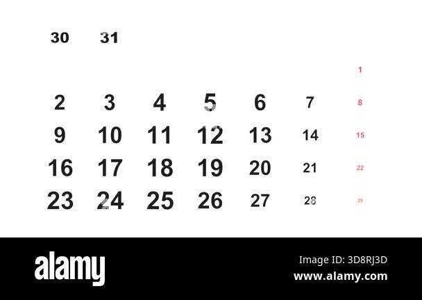 August 24, 2027, Animated 2030 planner showcasing August calendar ...