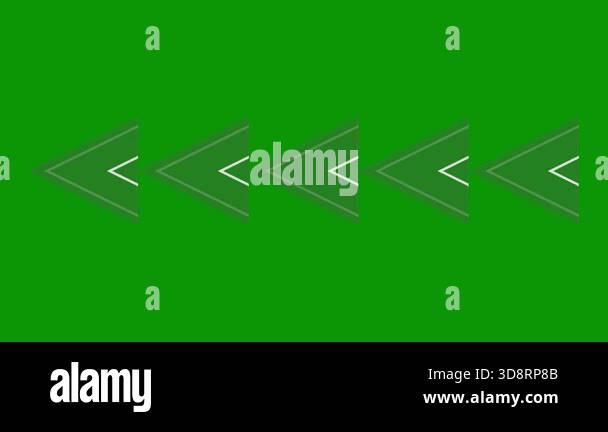 green arrows background vector illustration Stock Video Footage - Alamy