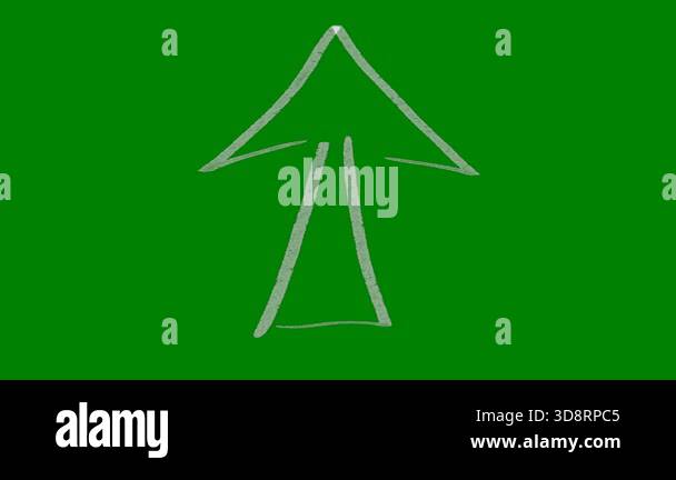 arrow sign on green background as the concept of direction and ...