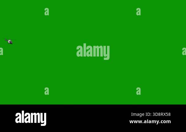 green color of a flying plane Stock Video Footage - Alamy