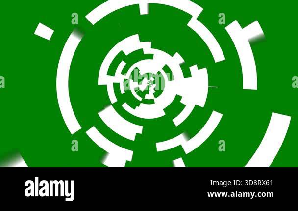 circular, radial pattern abstract motif, graphic shape Stock Video ...