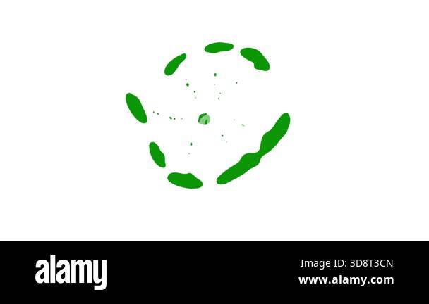 green color of a brush background Stock Video Footage - Alamy