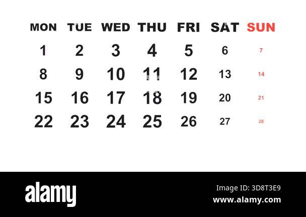 February 6, 2027, Animated 2025 planner showcasing February calendar ...