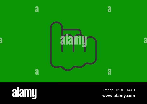 Hand finger pointing vector Stock Videos & Footage - HD and 4K Video ...