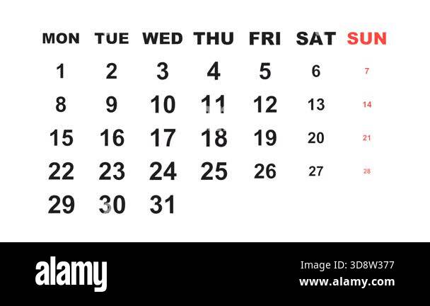 December 10, 2025, Animated 2028 planner showcasing December calendar ...