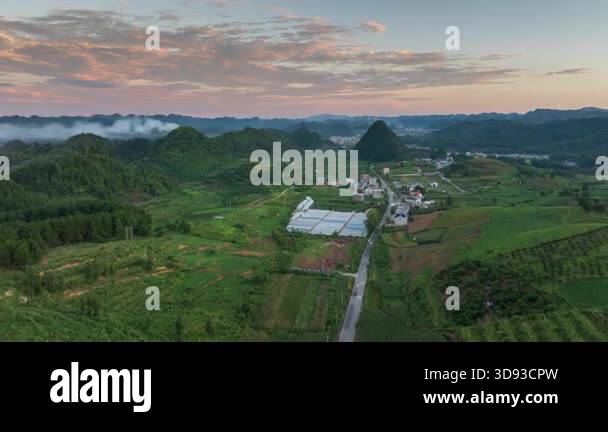 Time-lapse photography of Jiulongshan Forest Park in Anshun, Guizhou ...