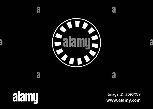 a rotating protection wheel symbolizing continuous system security ...