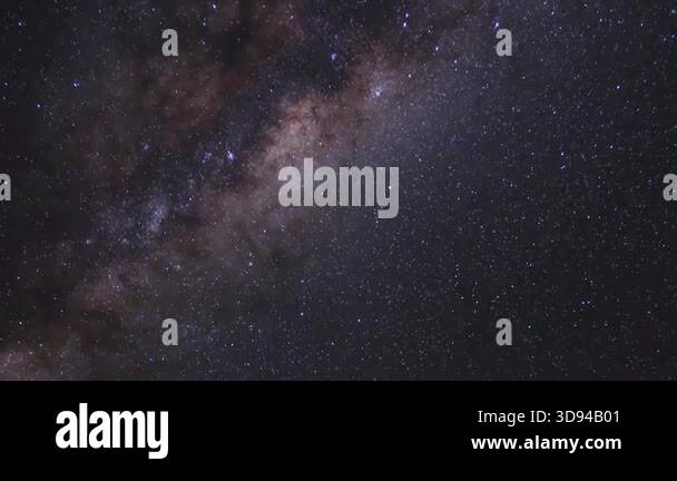 A stunning timelapse of the Milky Way, showcasing the galaxy's vibrant ...
