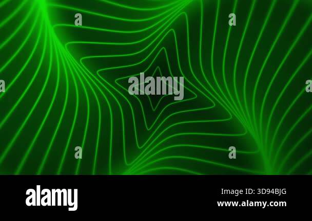 a green abstract lines animation background loop for motion graphics ...