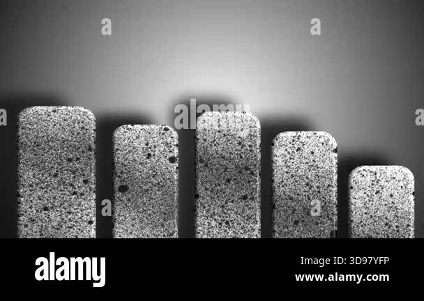 Textured stone abstract 3d animated background design Stock Video ...