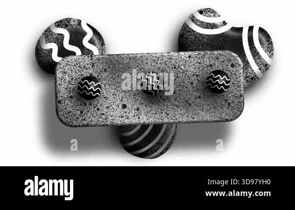 Textured stone abstract 3d animated background design Stock Video ...