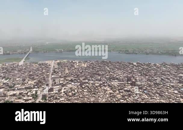Experience daytime drone footage of Edfu Temple in Aswan, Egypt ...